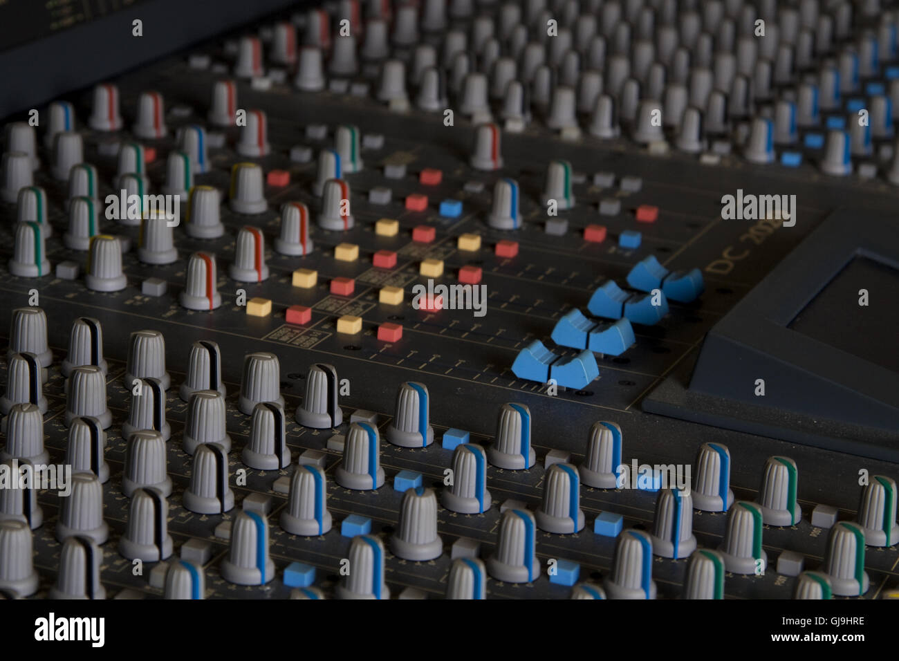 Mixer in studio Stock Photo - Alamy