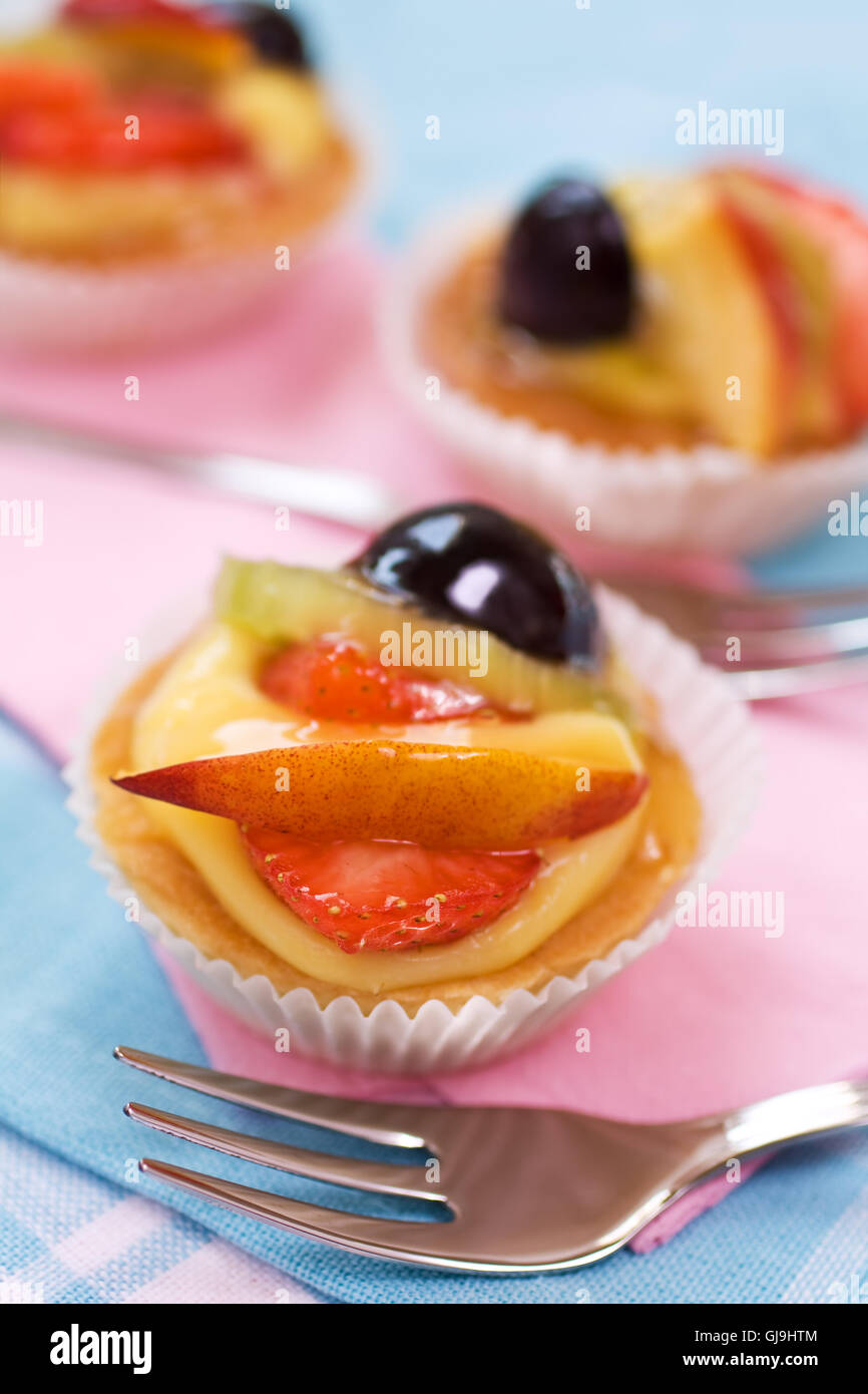 Pastry with fruit Stock Photo - Alamy