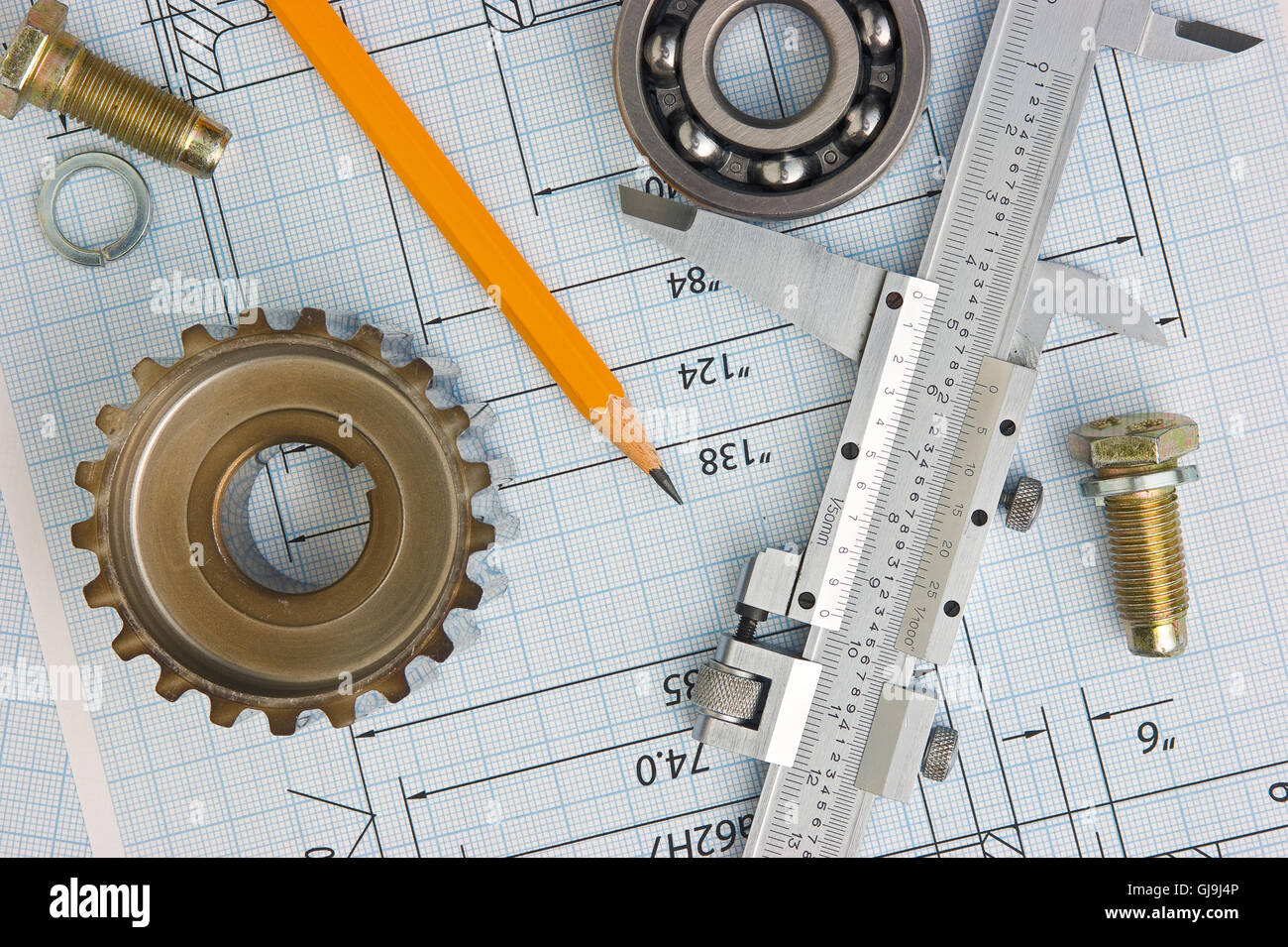 tools and mechanisms detail Stock Photo - Alamy