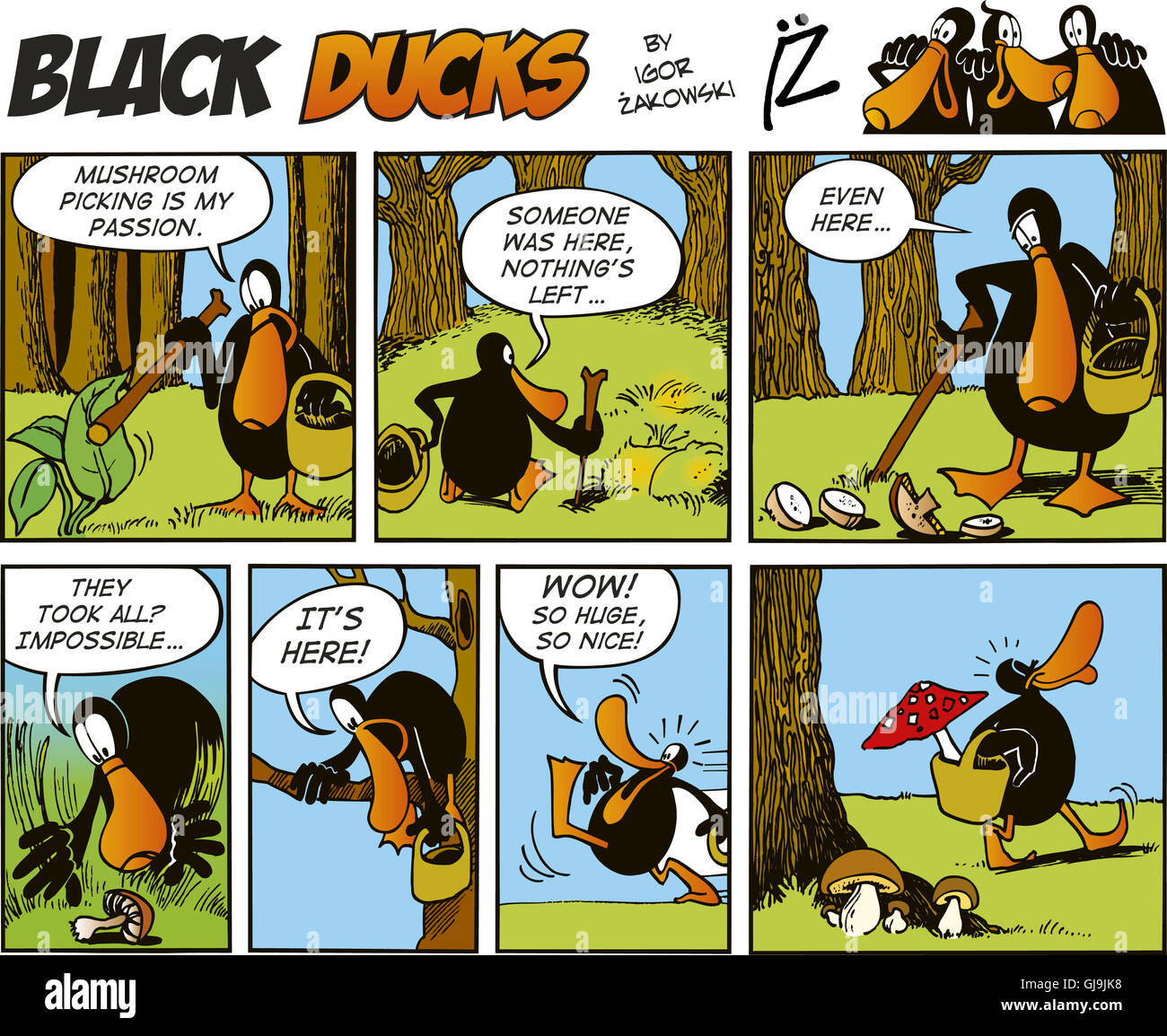 Black Ducks Comics episode 23 Stock Photo - Alamy