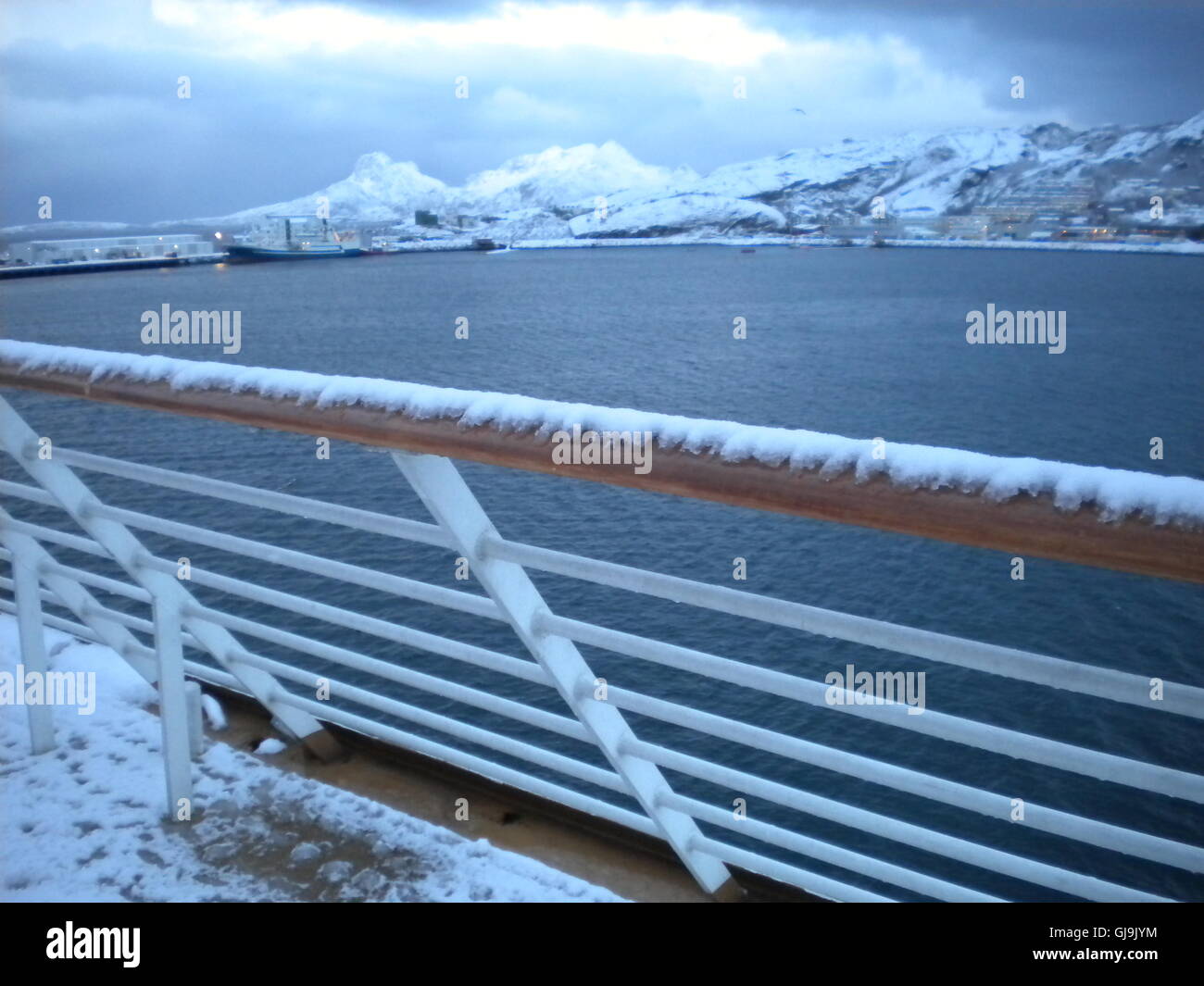Vinter i Nord Norge Stock Photo - Alamy