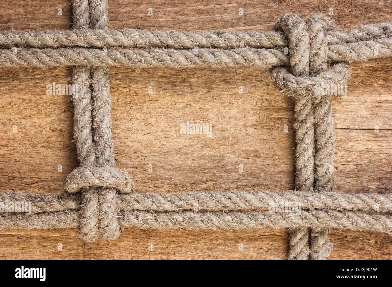 frame made of old rope Stock Photo - Alamy
