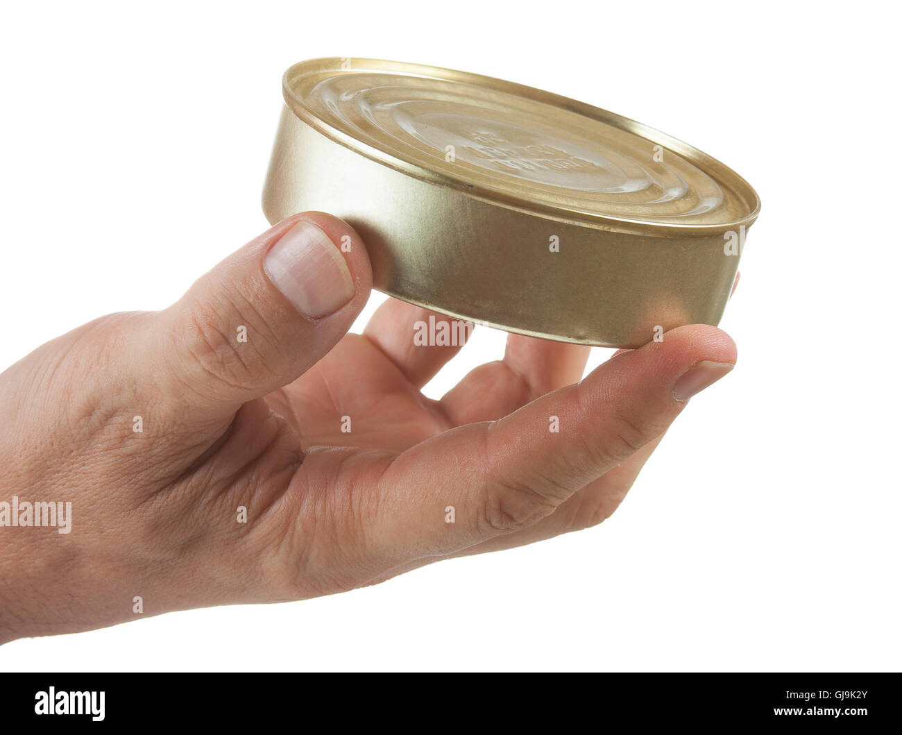 Empty aluminum can hand hi-res stock photography and images - Alamy