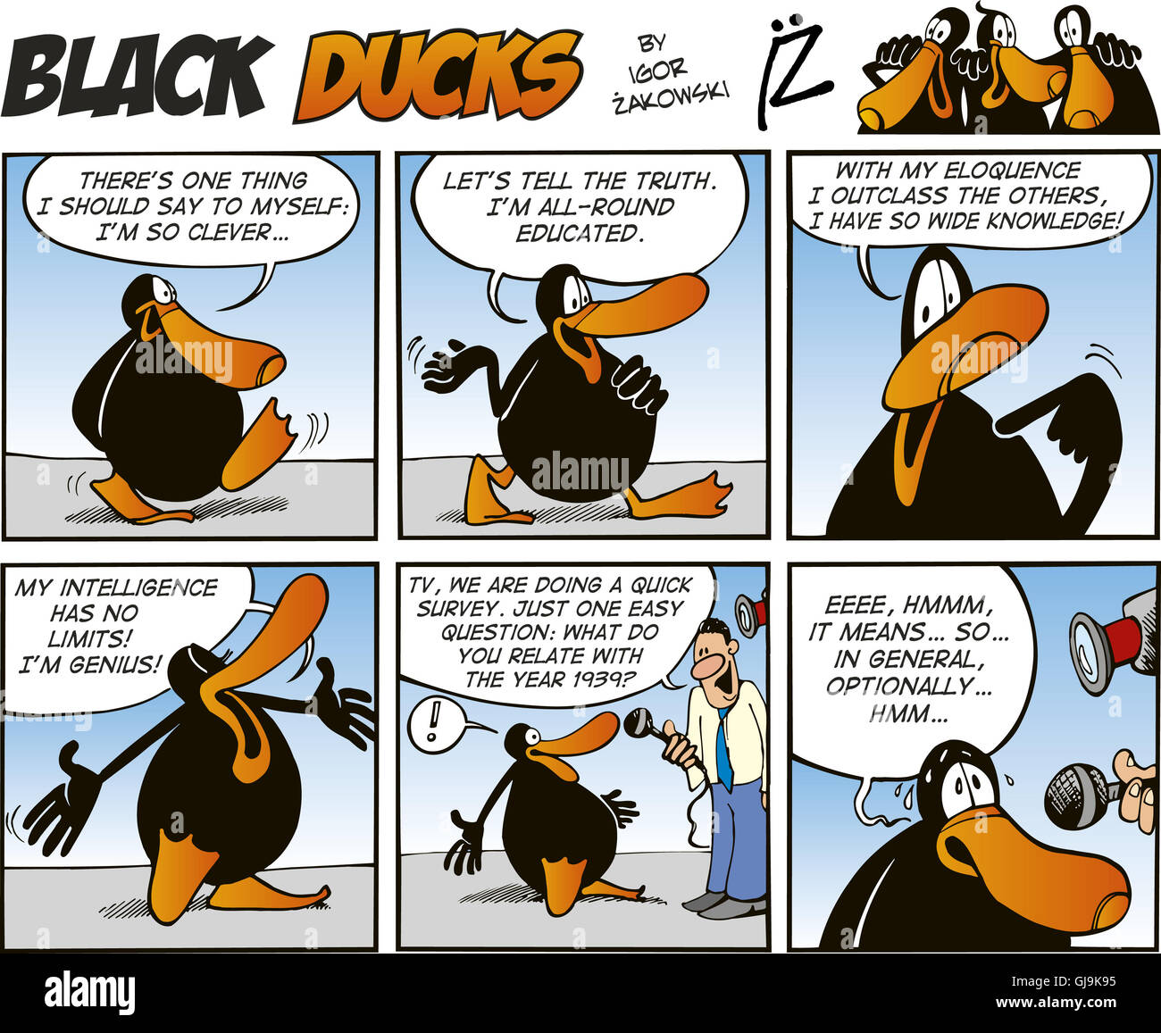 Black Ducks Comics episode 18 Stock Photo - Alamy