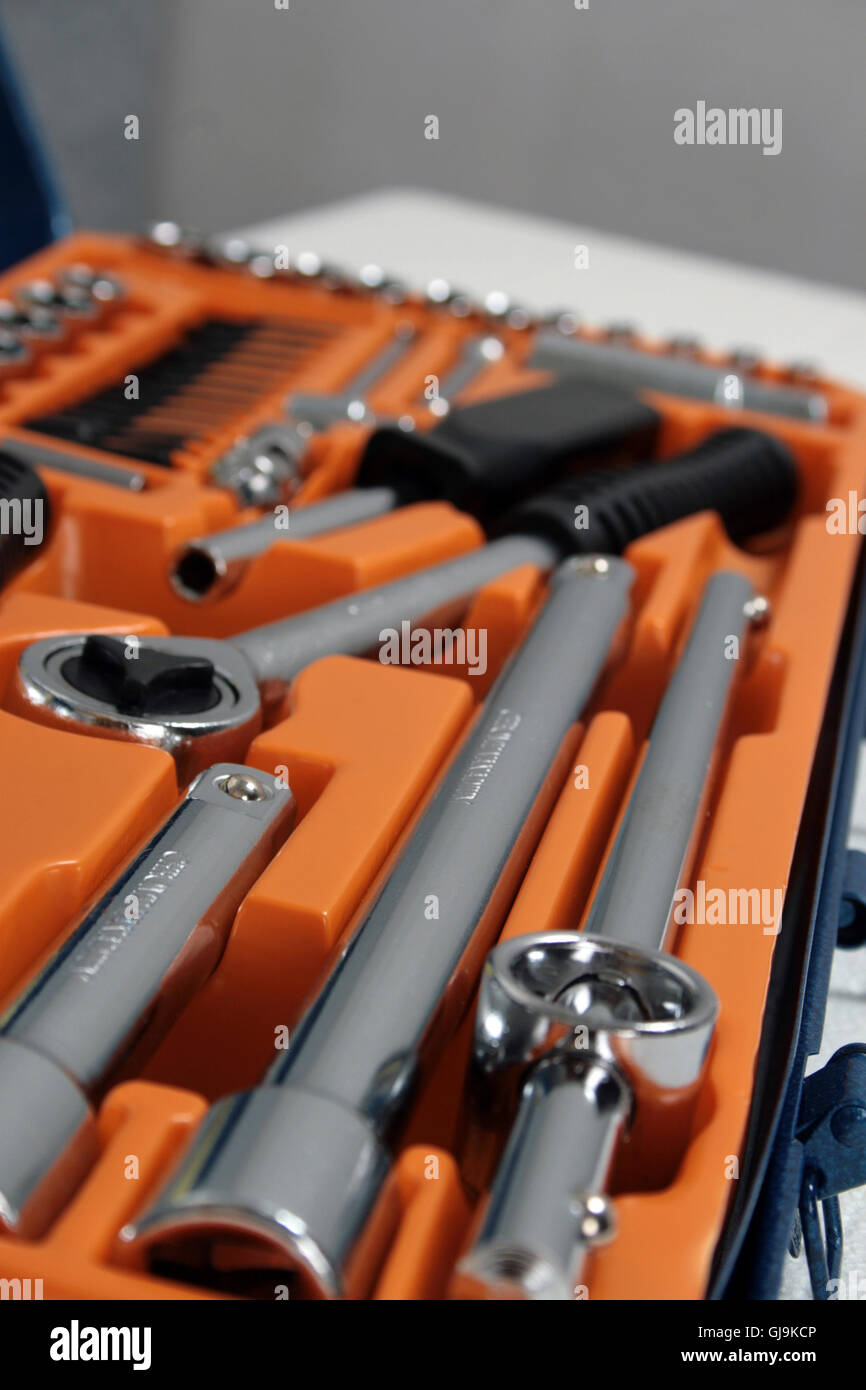 wrench tool set Stock Photo - Alamy