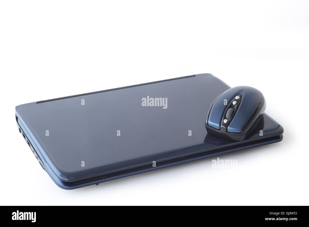 Laptop And Mouse Stock Photo - Alamy