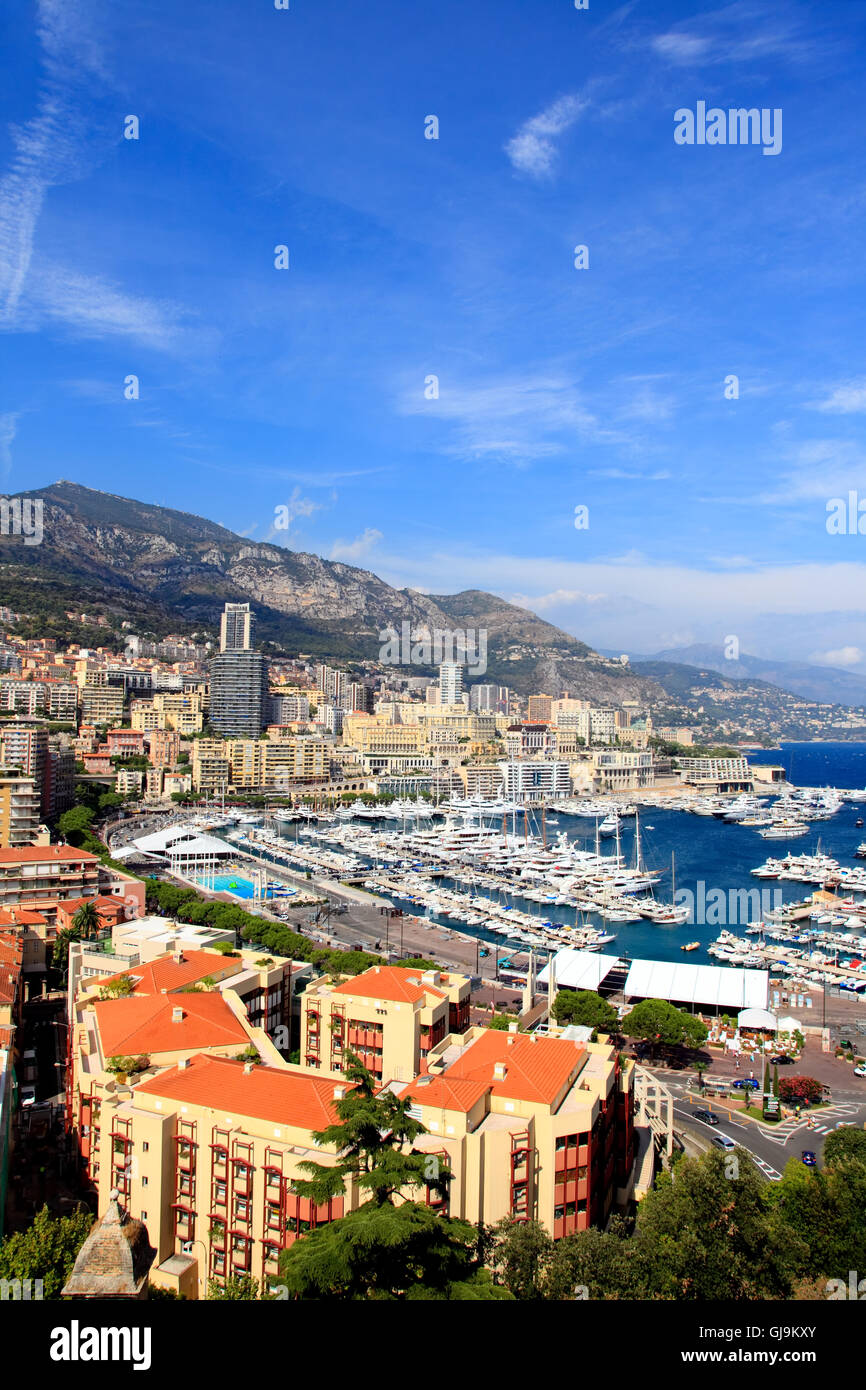 Aerial view of Monte-Carlo Monaco Stock Photo - Alamy