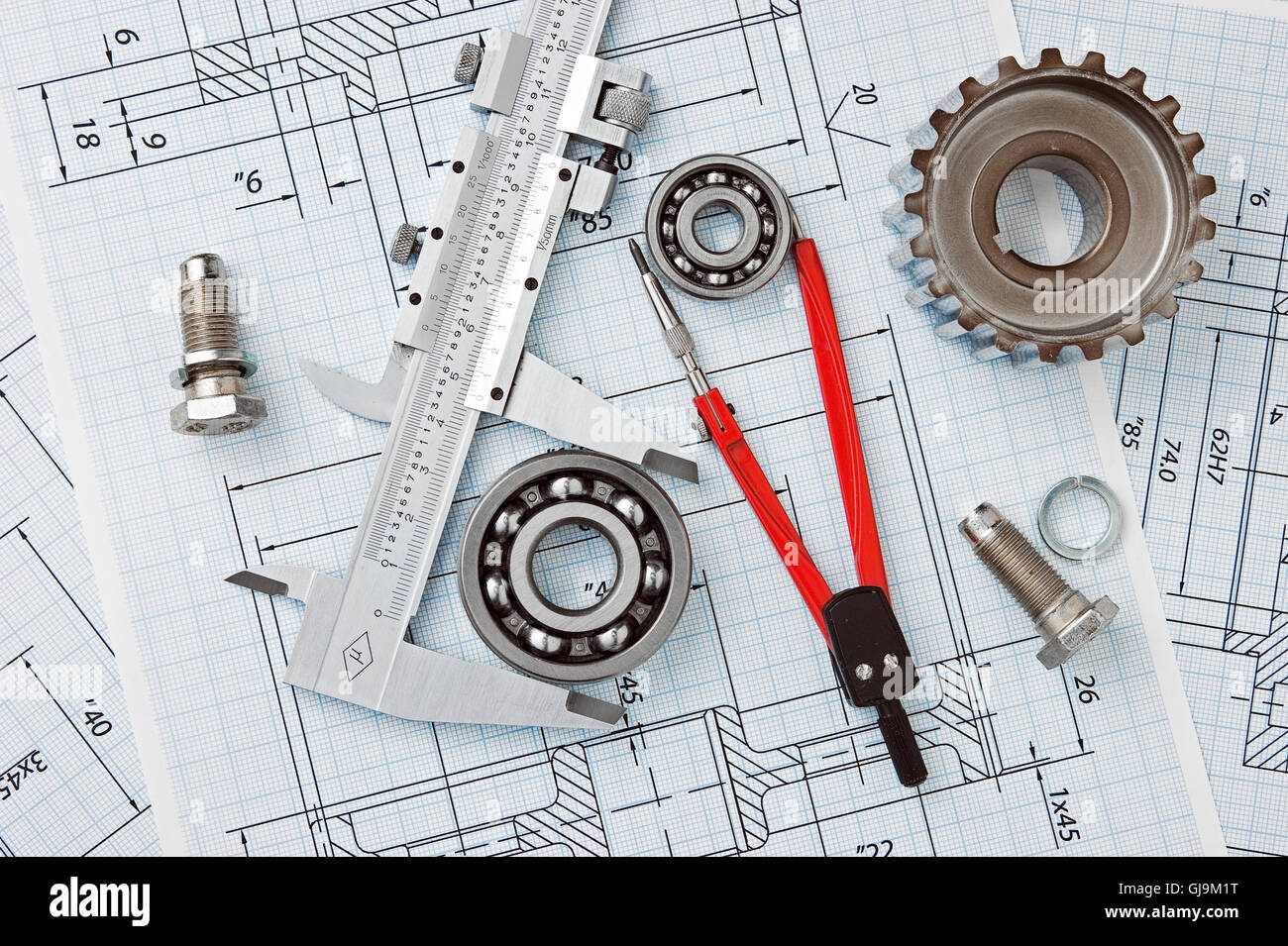 tools and mechanisms detail Stock Photo - Alamy