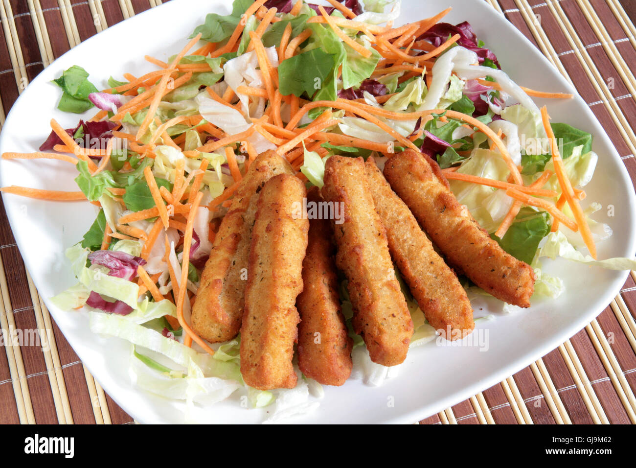 Fried chicken sticks Stock Photo - Alamy