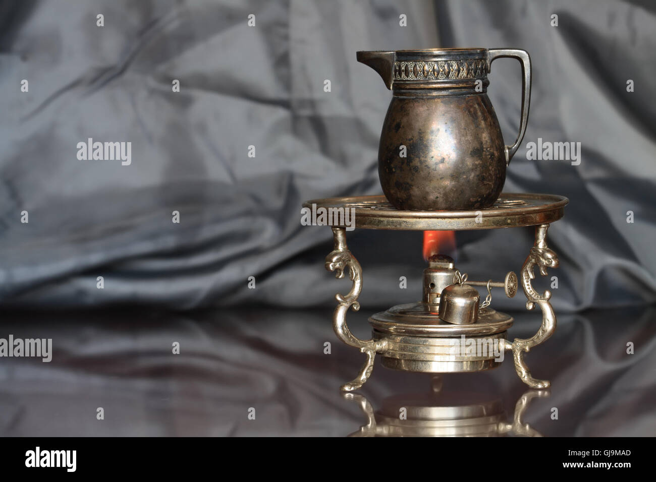 Vintage Spirit Lamp Stock Photo - Alamy