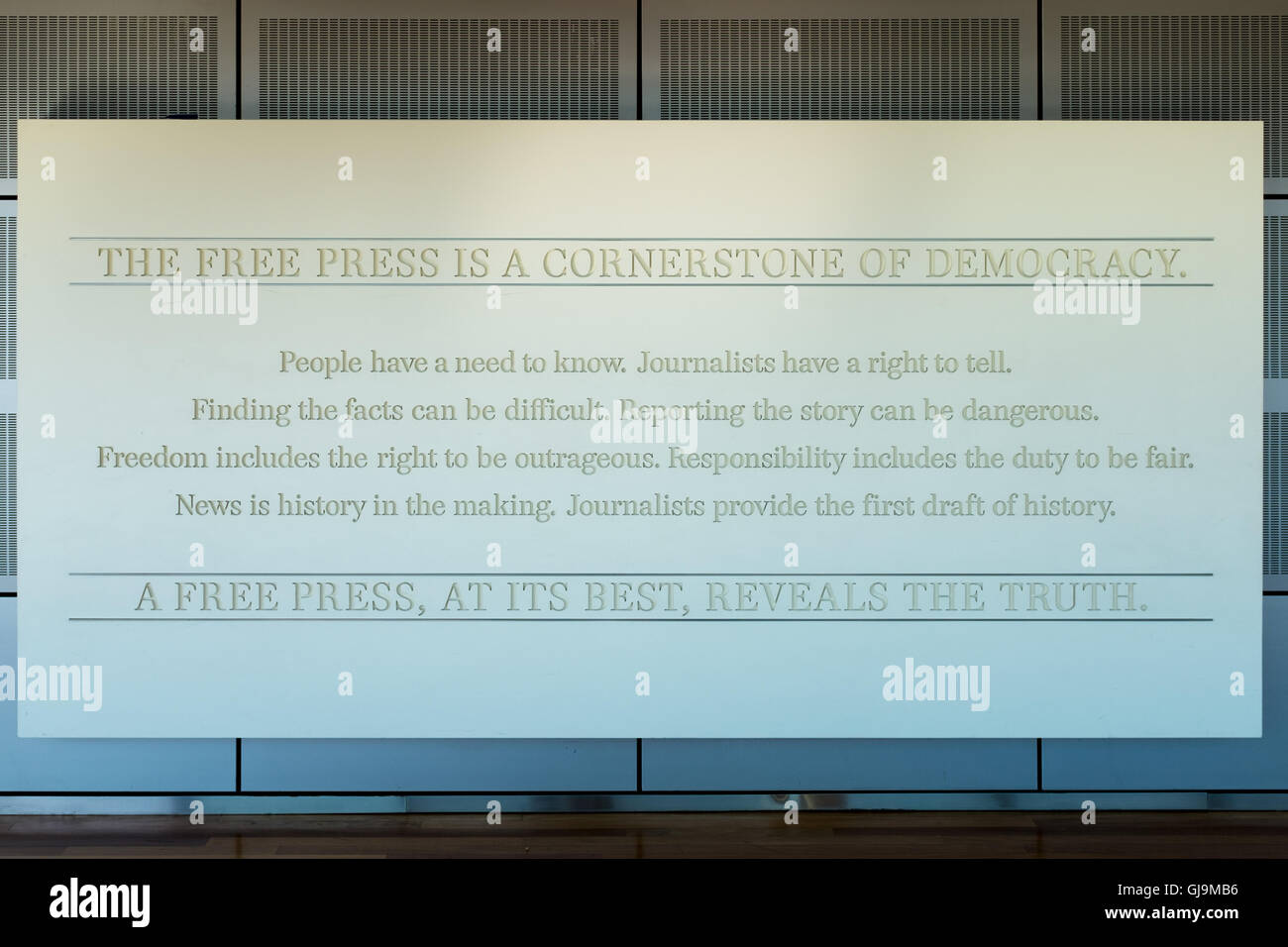 Newseum hi-res stock photography and images - Alamy