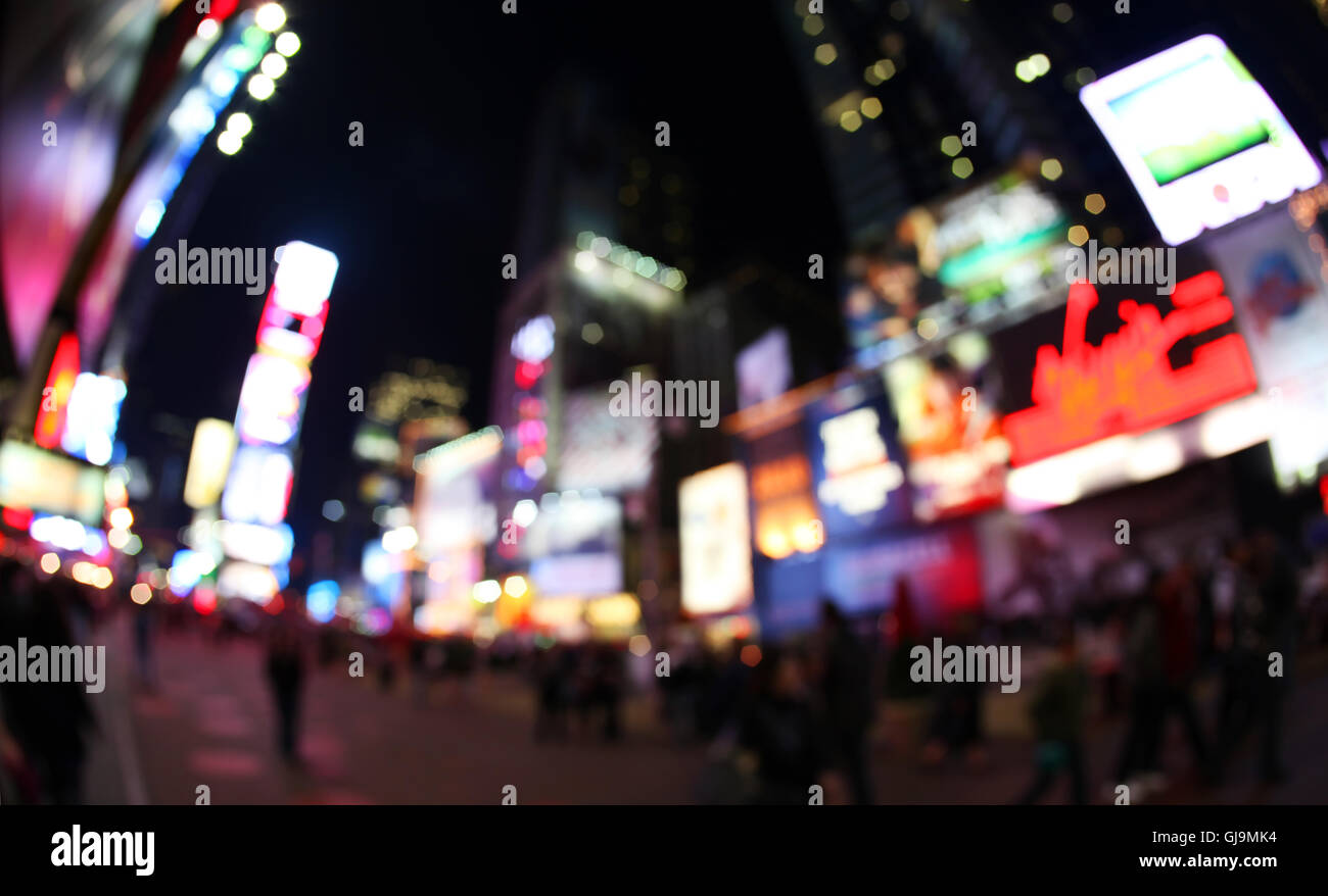 The times square at night Stock Photo - Alamy