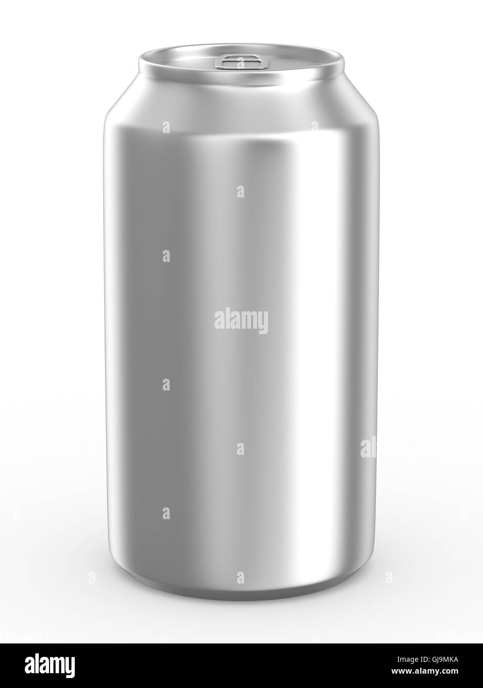 Can on white background. Isolated 3D image Stock Photo - Alamy