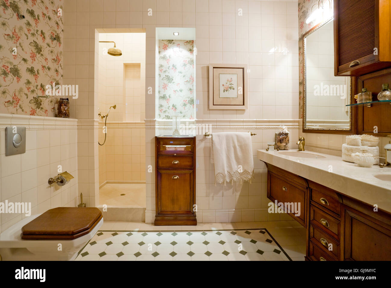 interior of a bathroom Stock Photo - Alamy