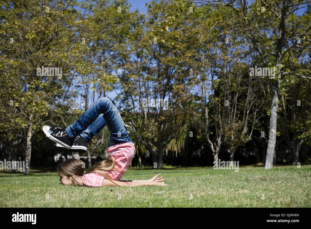 Portrait of Tween Girl Stock Photo - Alamy