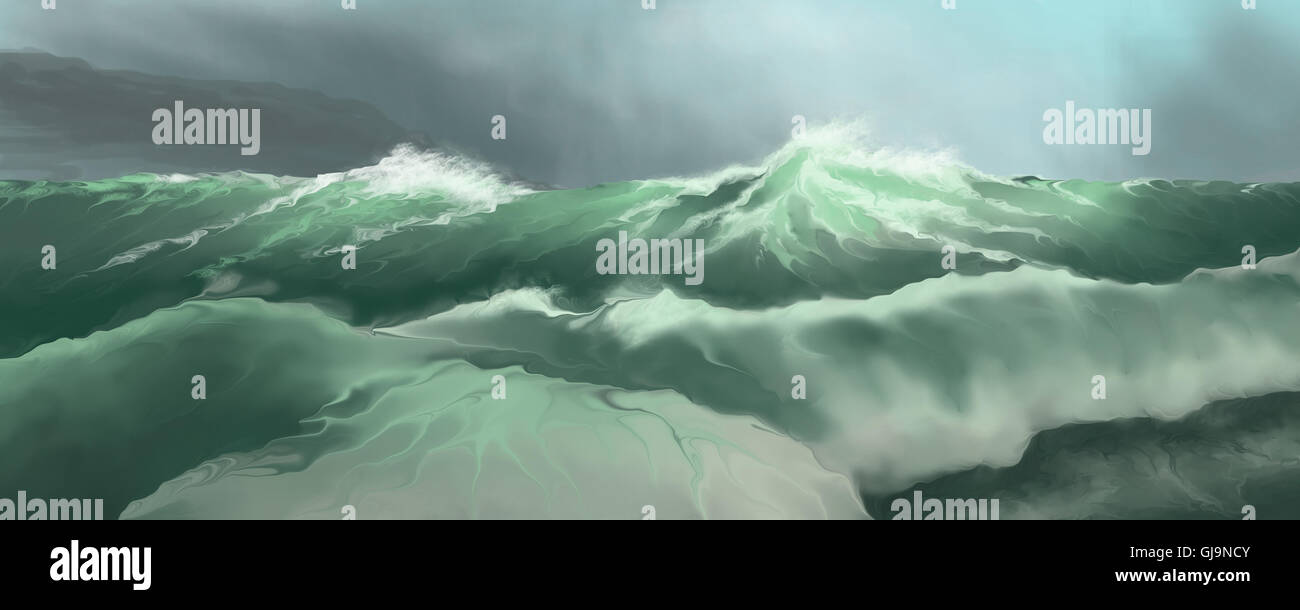 WILD SEA Stock Photo - Alamy