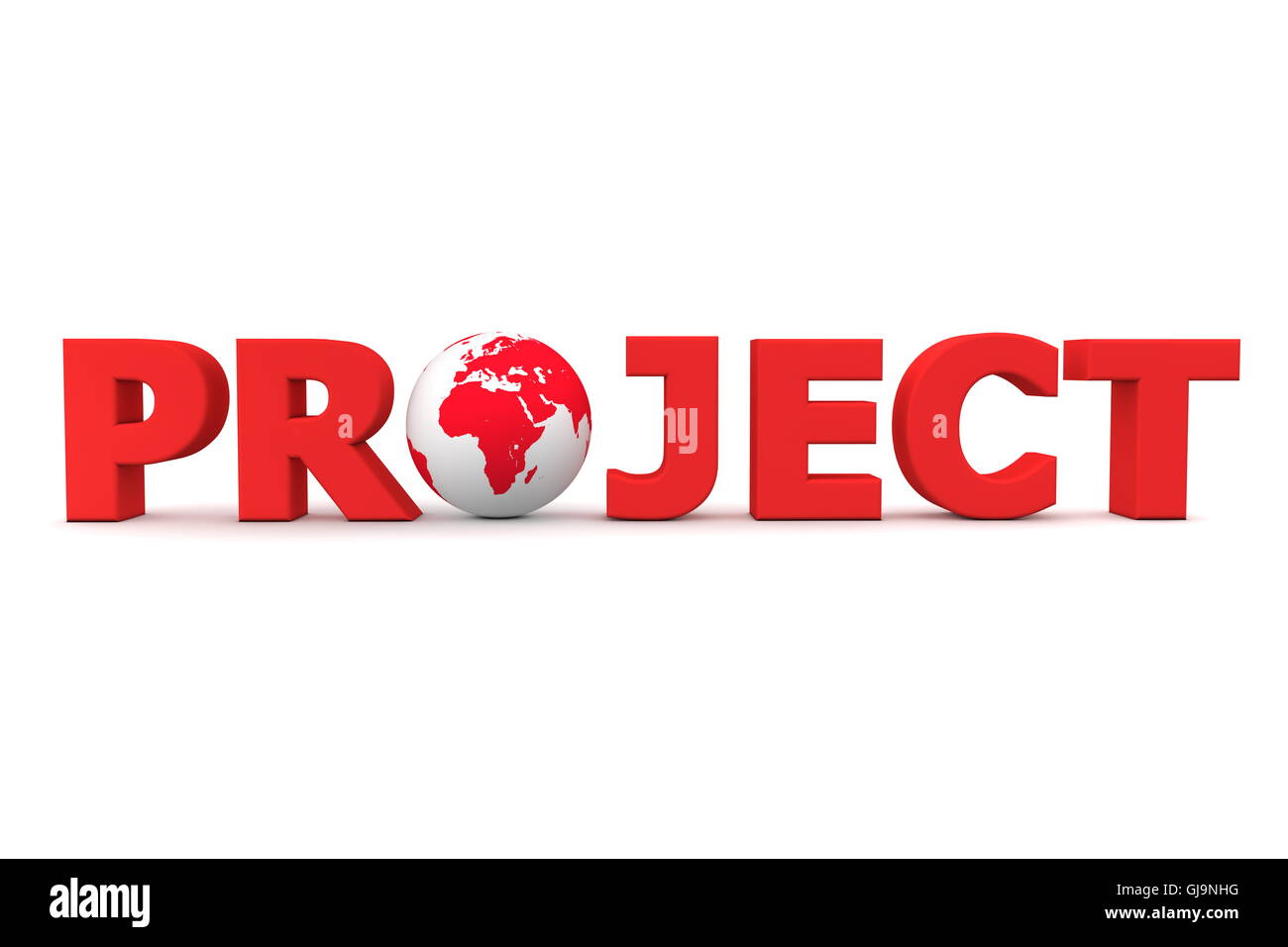 Project World Red Stock Photo - Alamy