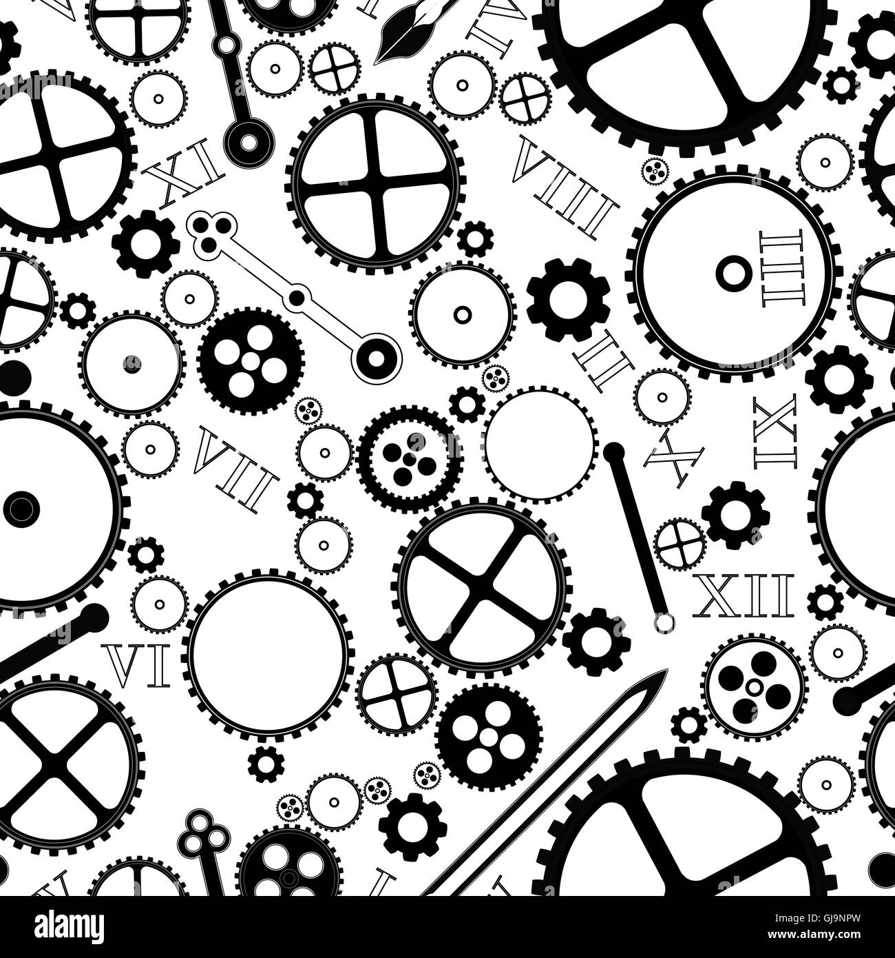 Repeat clock Black and White Stock Photos & Images - Alamy