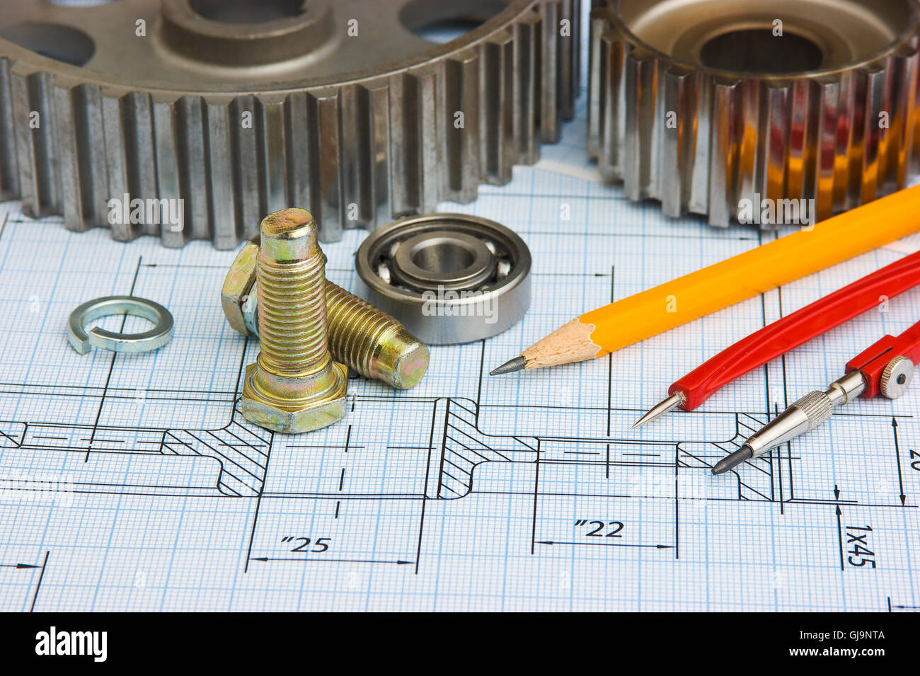 tools and mechanisms detail Stock Photo - Alamy