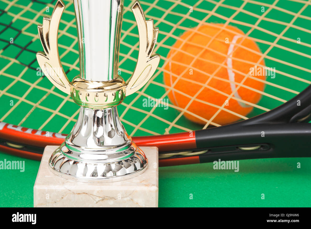 winning tennis tournaments Stock Photo - Alamy