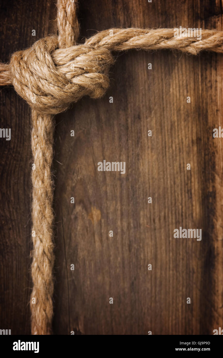 frame made of old rope Stock Photo - Alamy