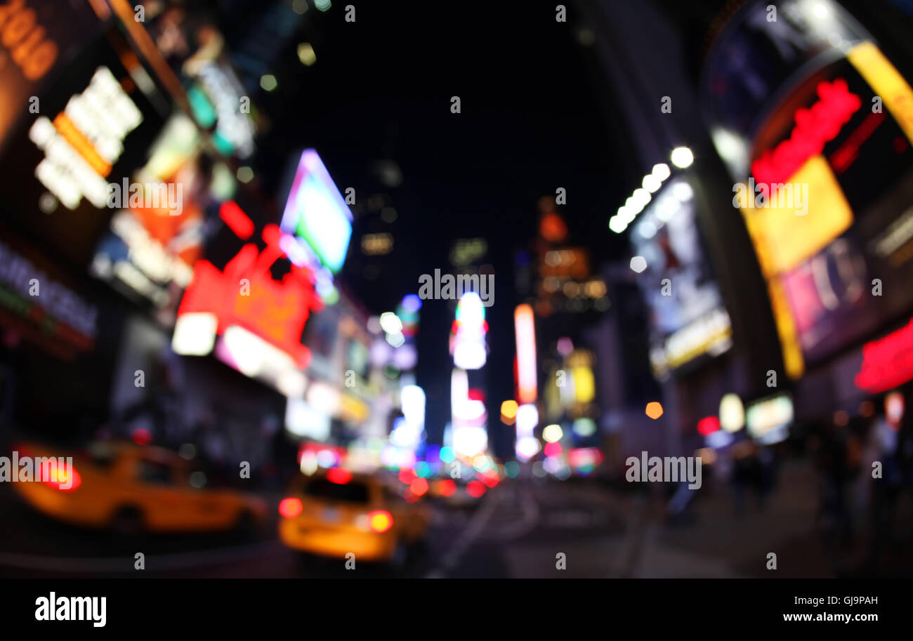 The times square at night Stock Photo - Alamy