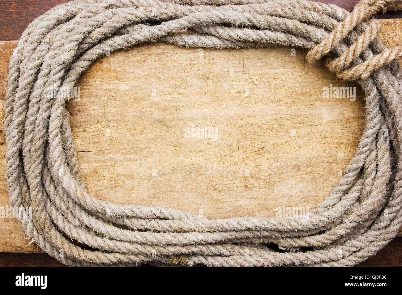 frame made of old rope Stock Photo - Alamy