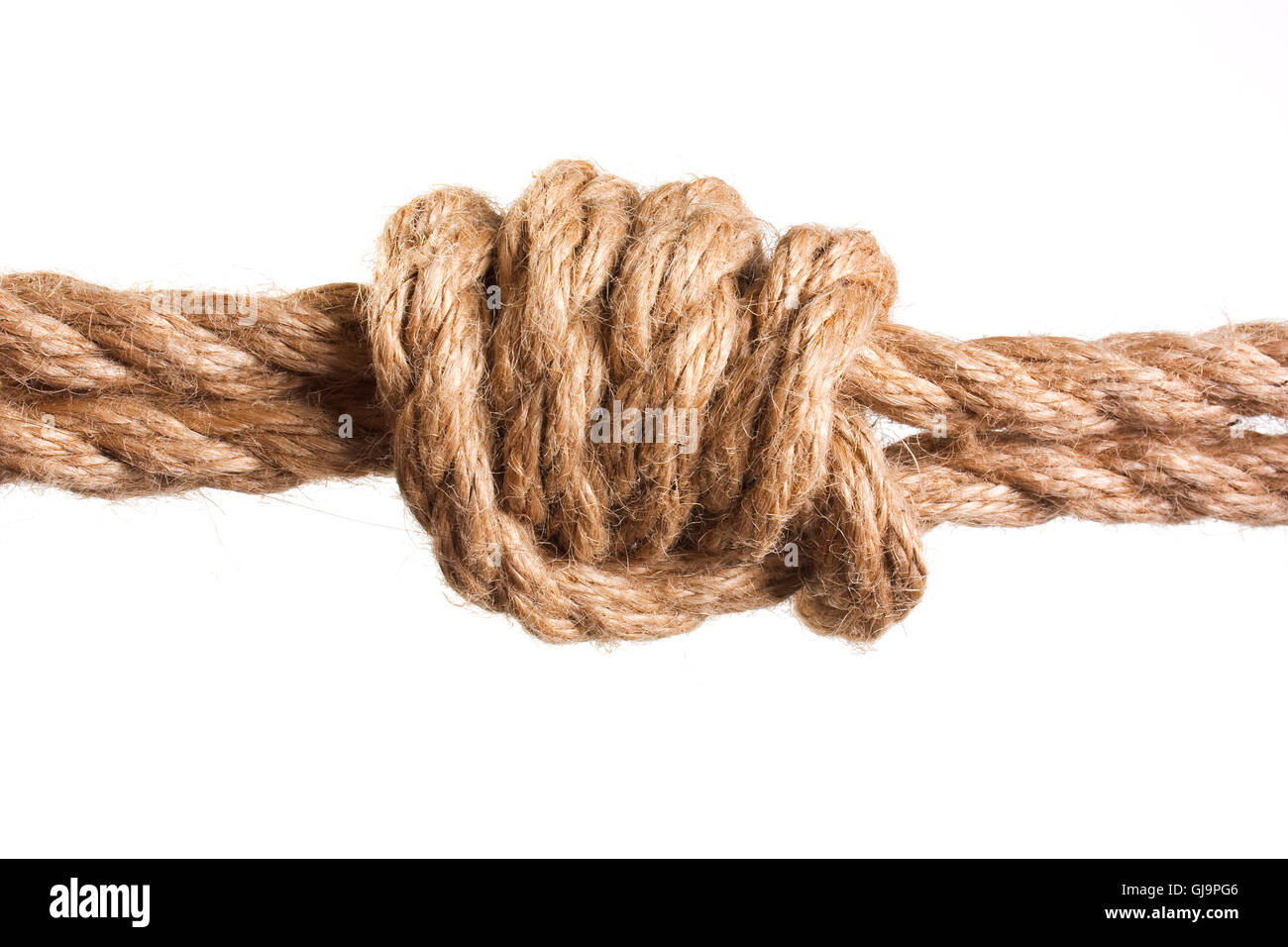 knot tied by a rope Stock Photo - Alamy