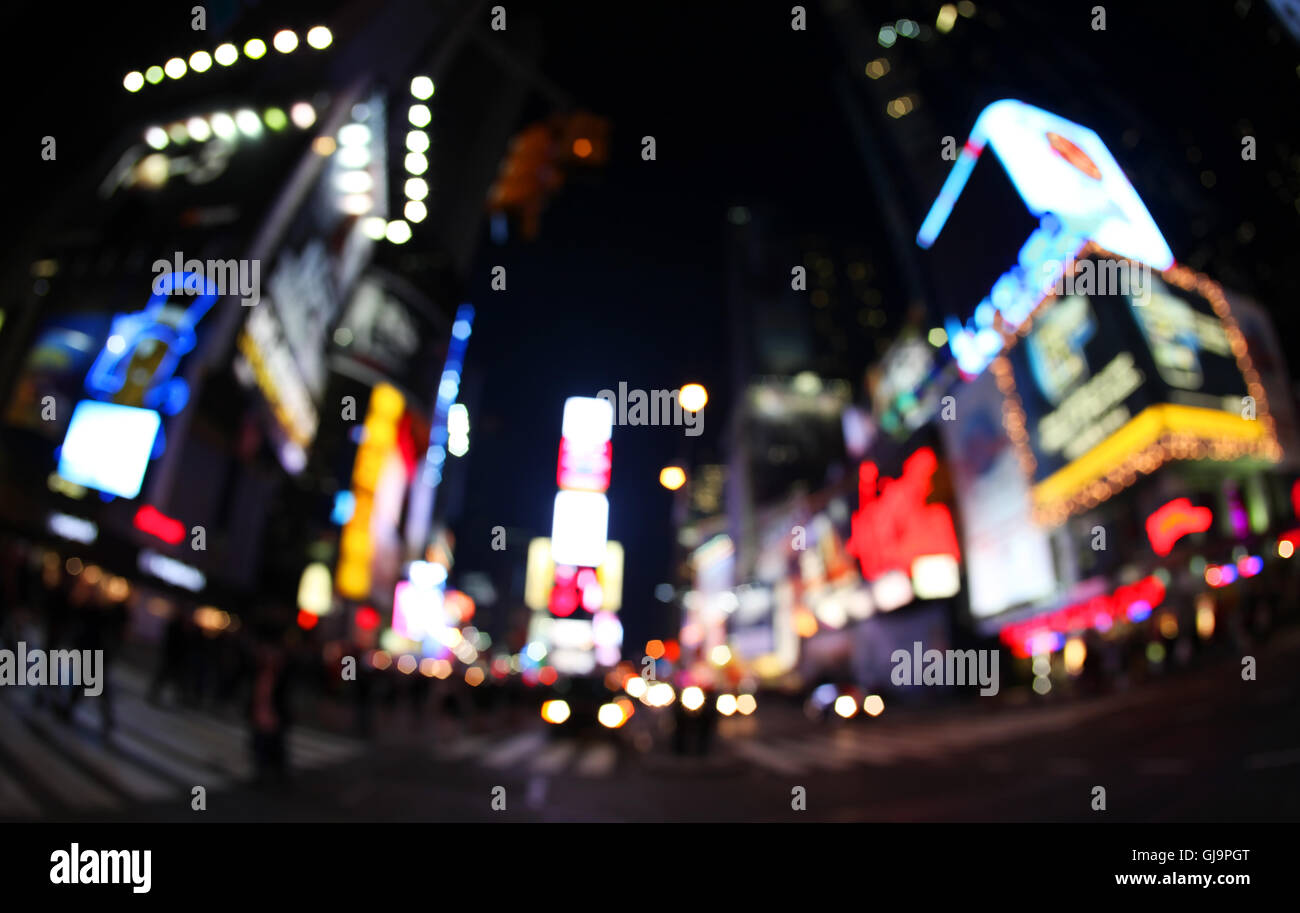 The times square at night Stock Photo - Alamy