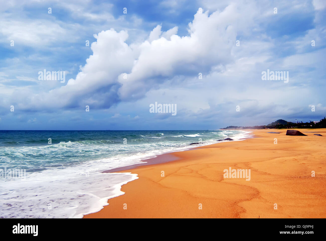tropical beach background Stock Photo - Alamy