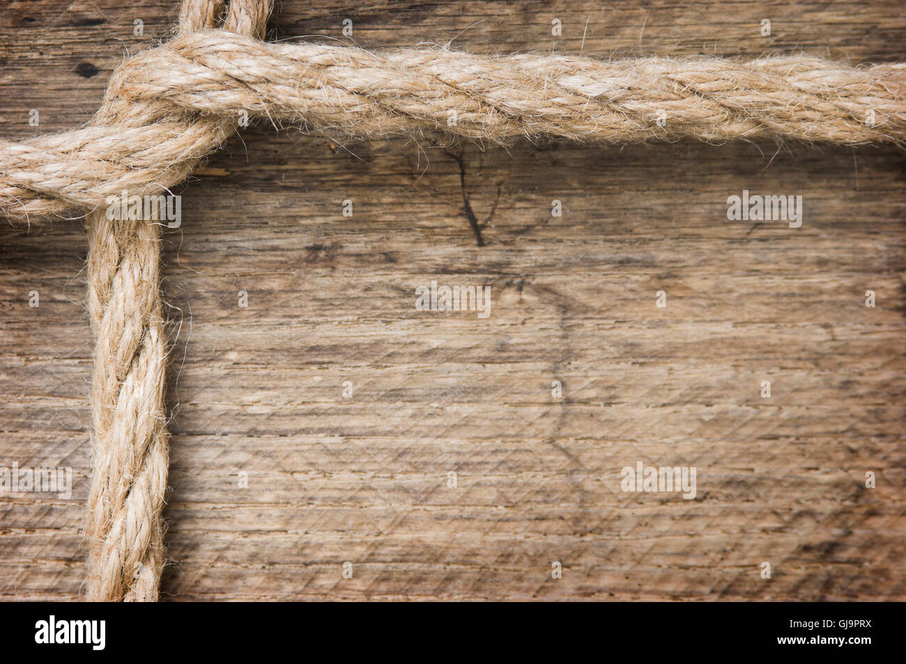 frame made of old rope Stock Photo - Alamy