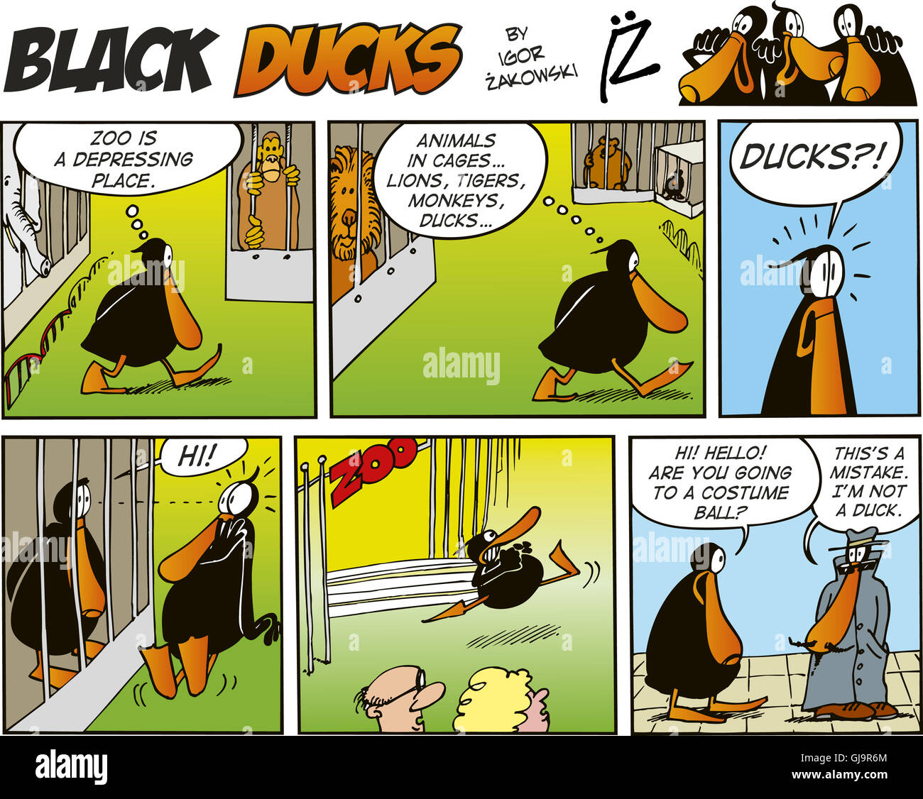 Black Ducks Comics episode 59 Stock Photo - Alamy