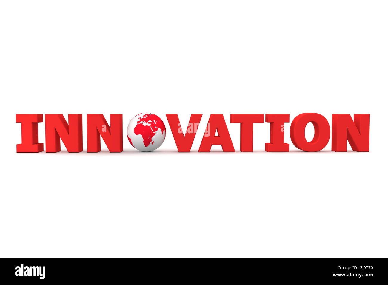 Innovation World Red Stock Photo - Alamy