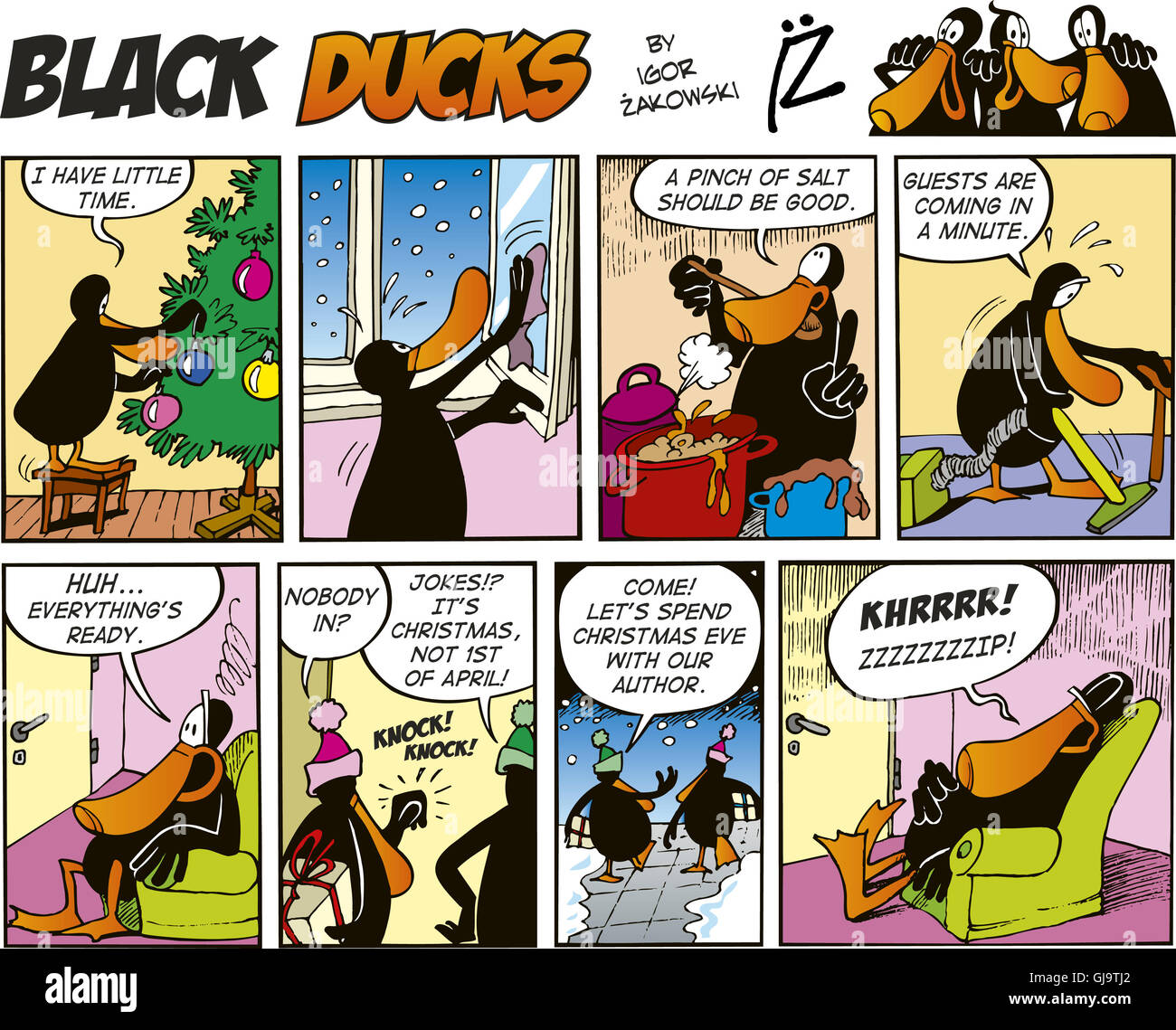 Black Ducks Comics episode 26 Stock Photo - Alamy