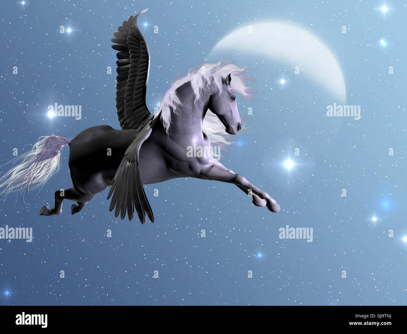 Wings of pegasus hi-res stock photography and images - Alamy