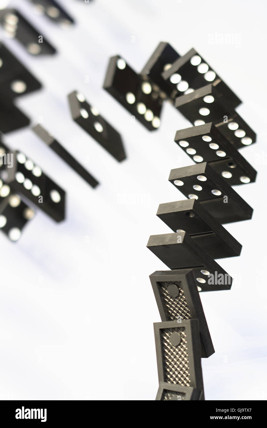 Dominoes falling hi-res stock photography and images - Alamy
