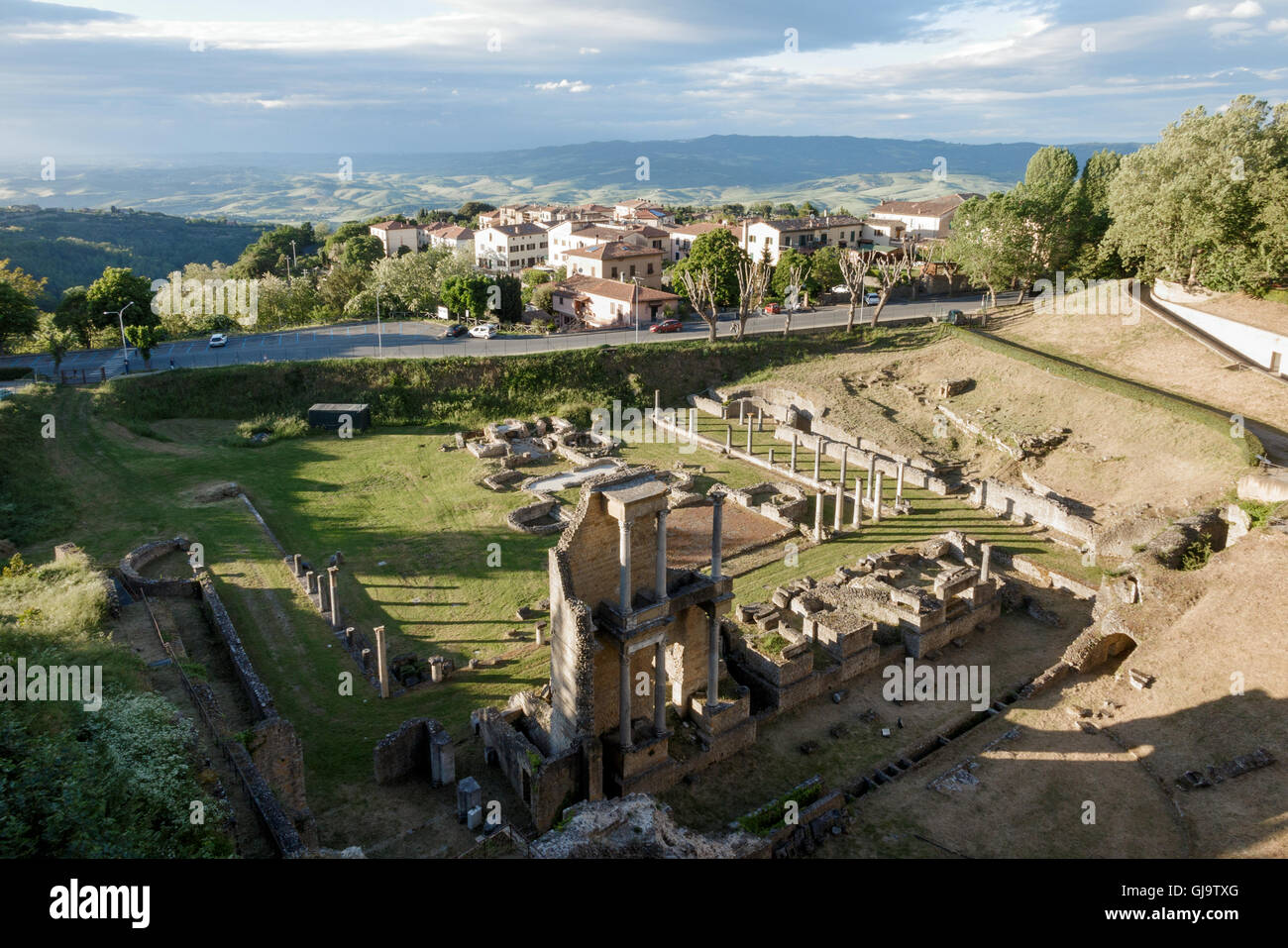 The Roman Theatre, Volterra, Tuscany, Italy Stock Photo - Alamy