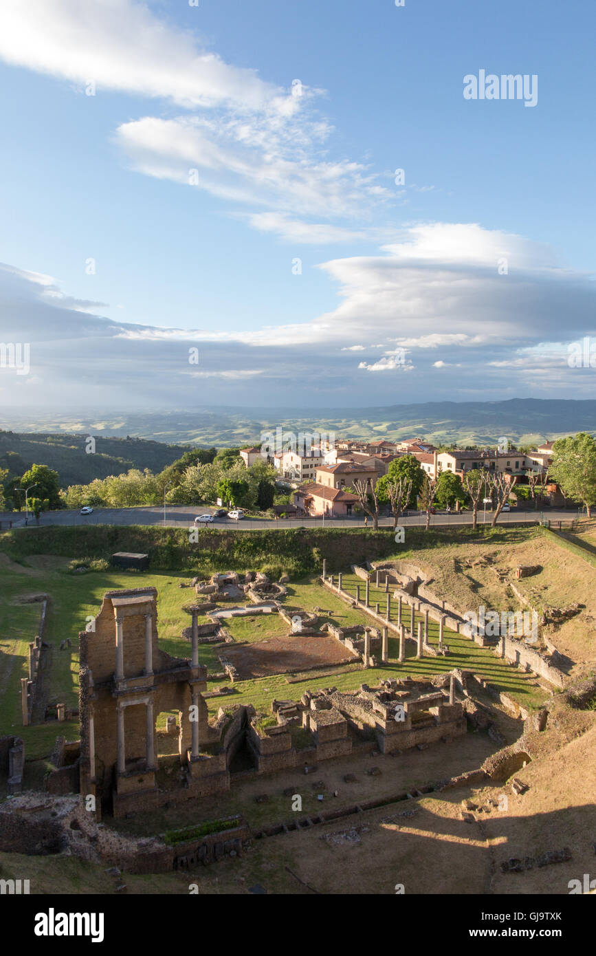 The Roman Theatre, Volterra, Tuscany, Italy Stock Photo - Alamy