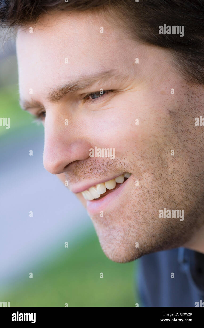 Portrait of Male Outdoors Stock Photo - Alamy