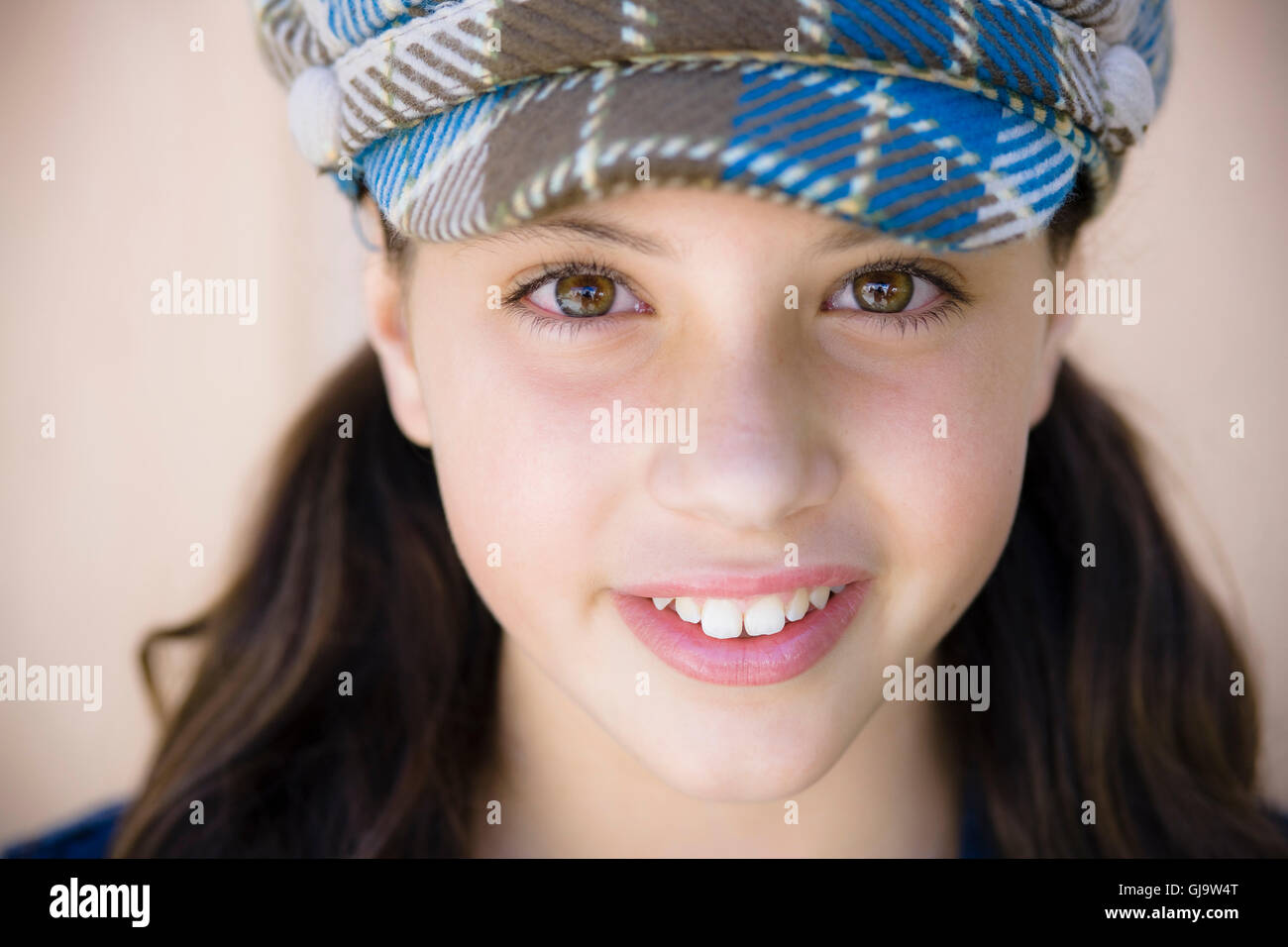Portrait Of Tween Girl Stock Photo - Alamy