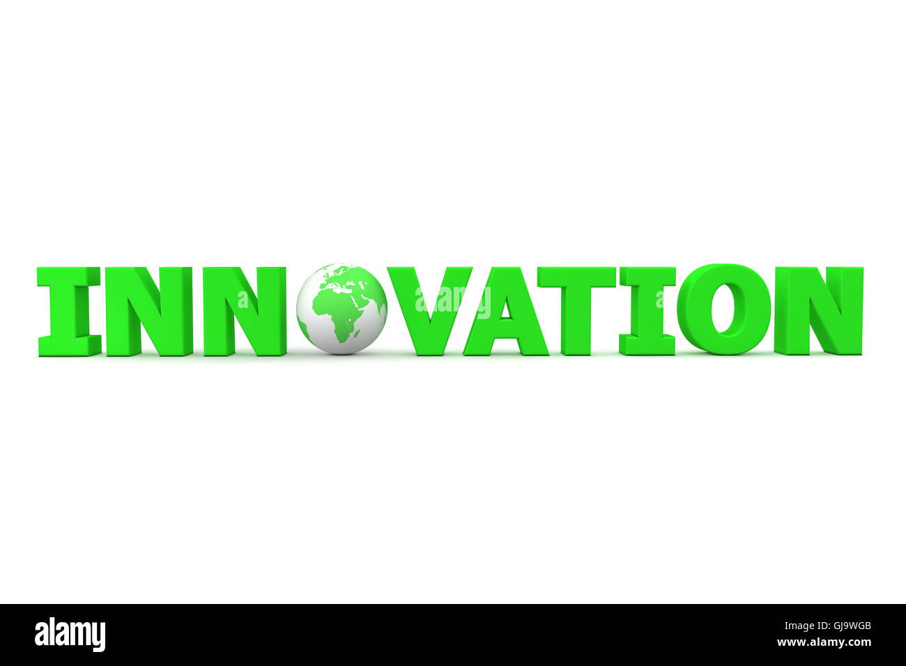 Innovation World Green Stock Photo - Alamy