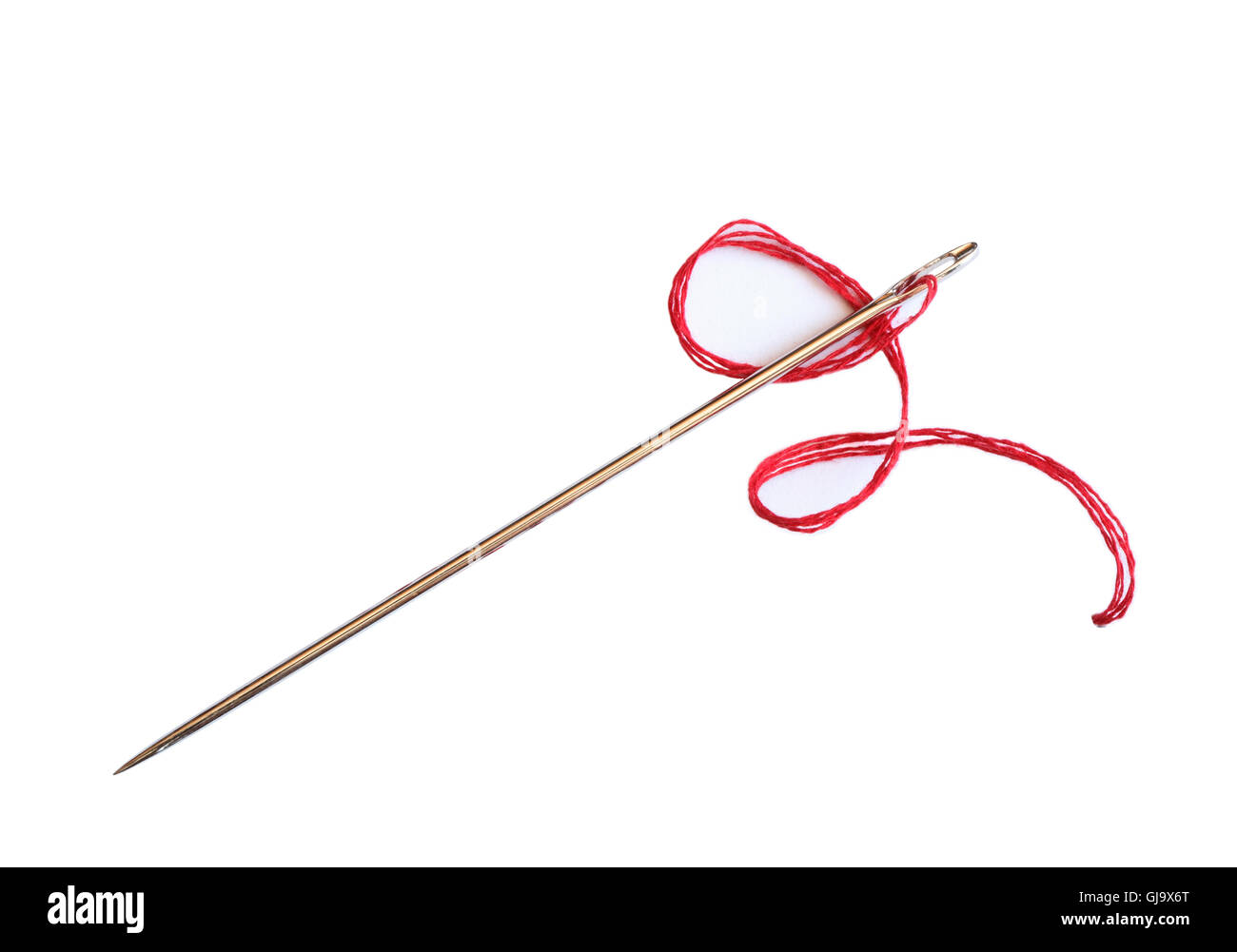 Needle And Thread Stock Photo - Alamy