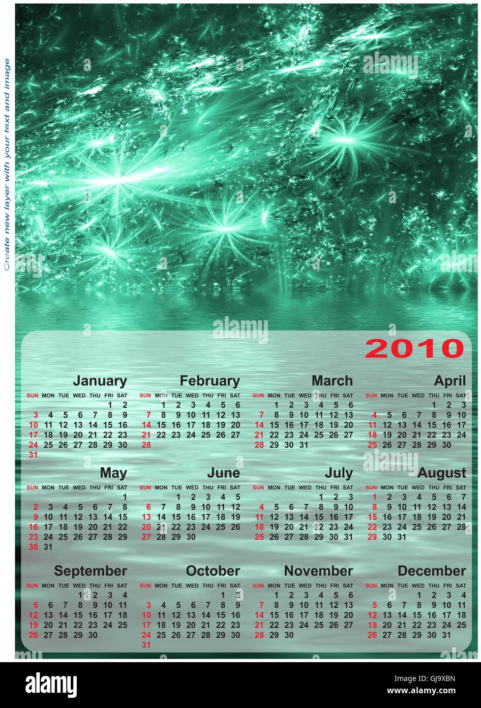 Abstract design template 2010 hi-res stock photography and images - Alamy