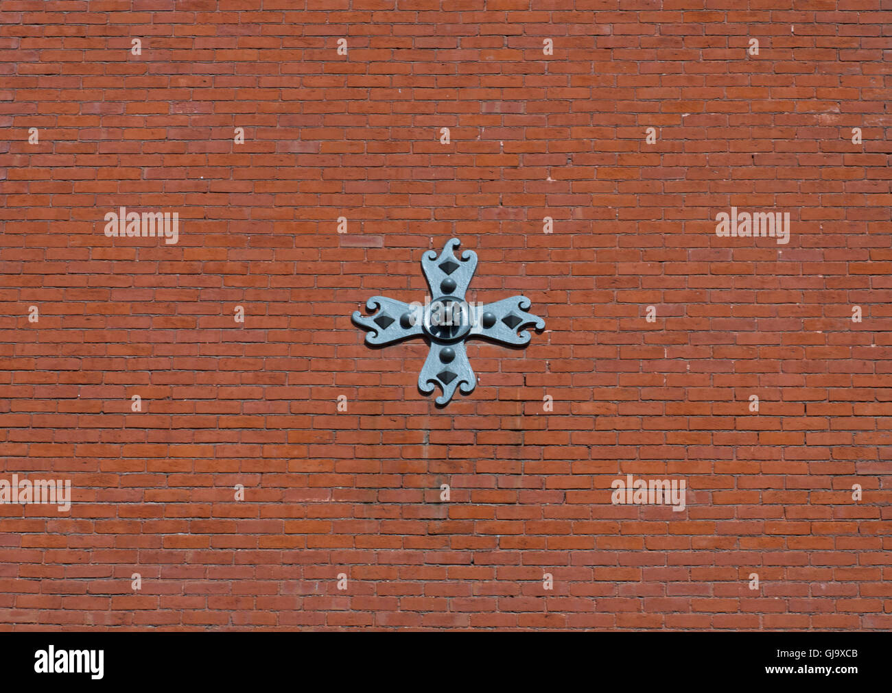 Steel cross on house hi-res stock photography and images - Alamy