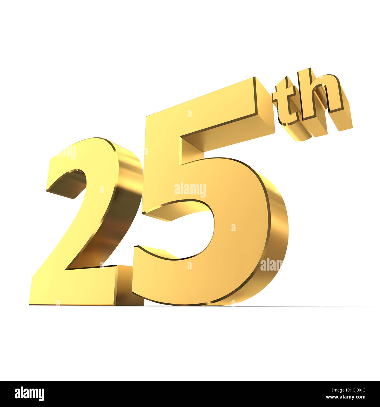 25% golden symbol 3d hi-res stock photography and images - Alamy