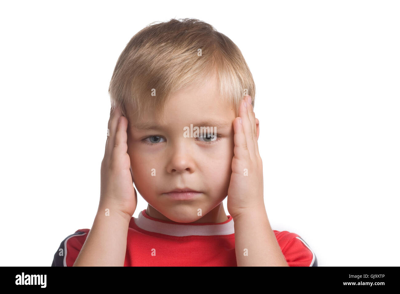 Portrait of sad boy Stock Photo - Alamy