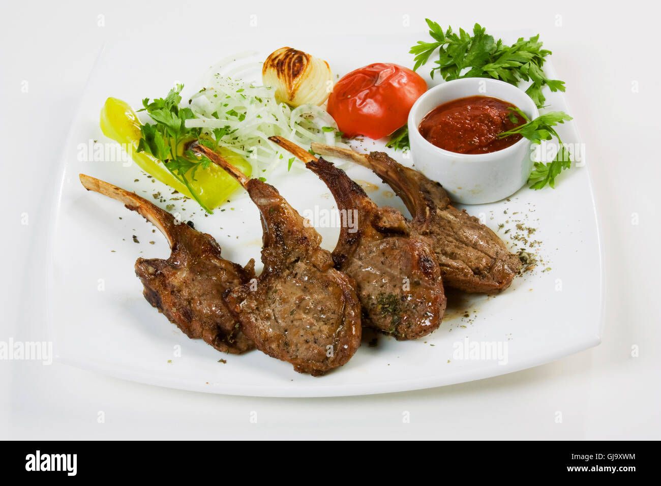 dish of fried meat Stock Photo - Alamy