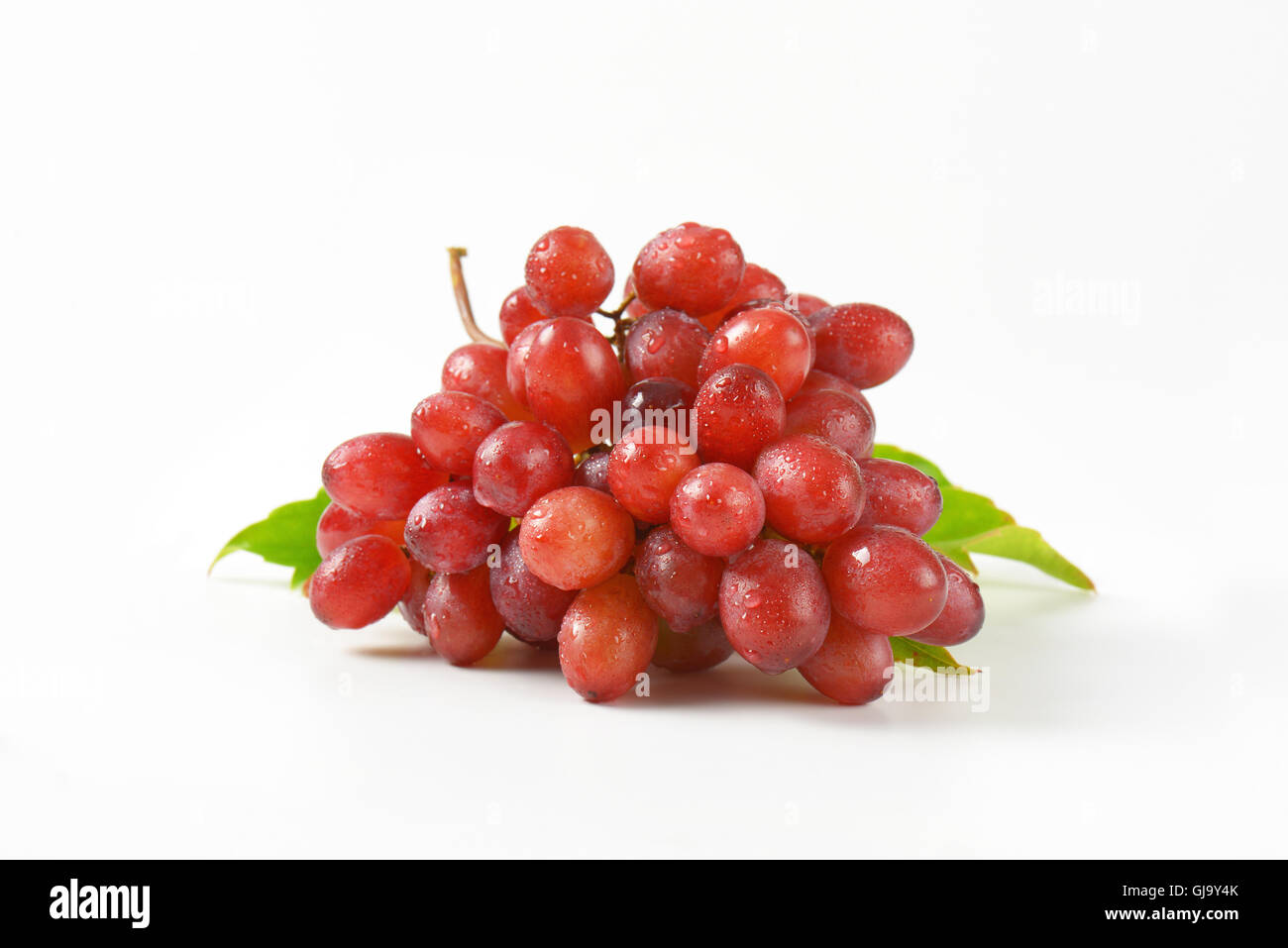 Bunch red grapes close up Cut Out Stock Images & Pictures - Alamy