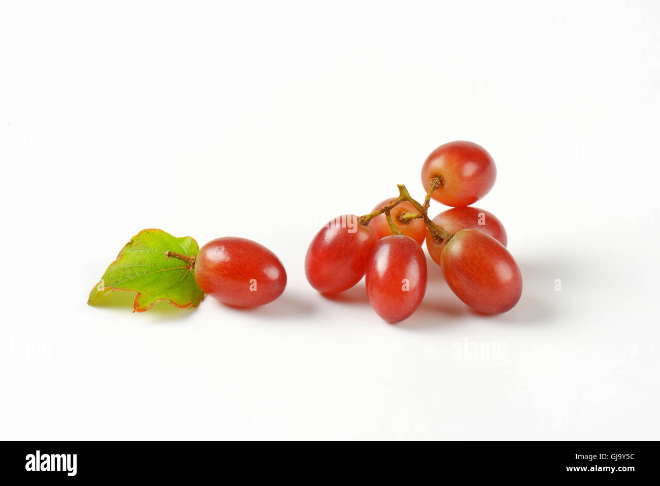 Ripe fresh red grapes Cut Out Stock Images & Pictures - Alamy