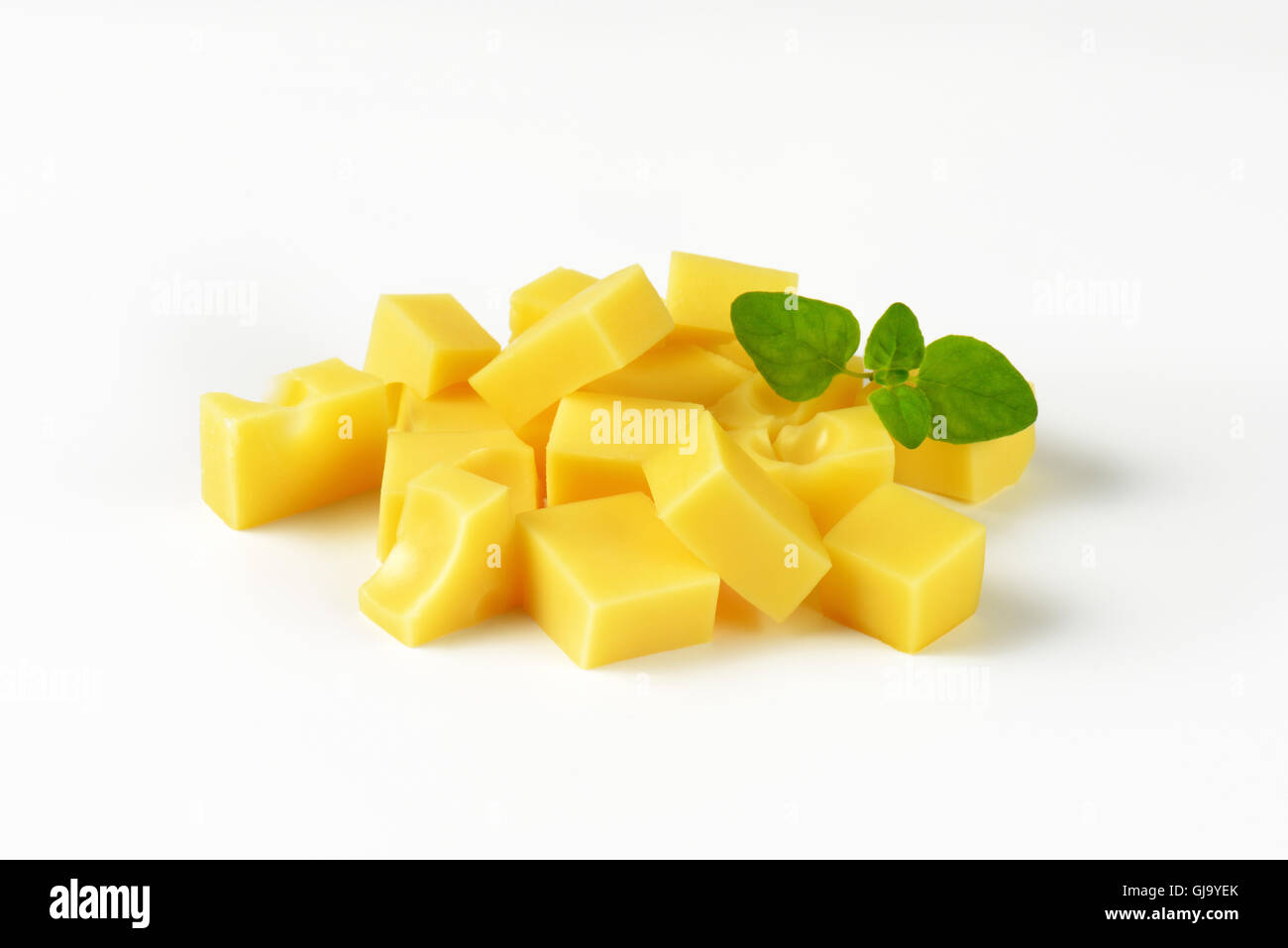 Swiss cheese cubes hi-res stock photography and images - Alamy